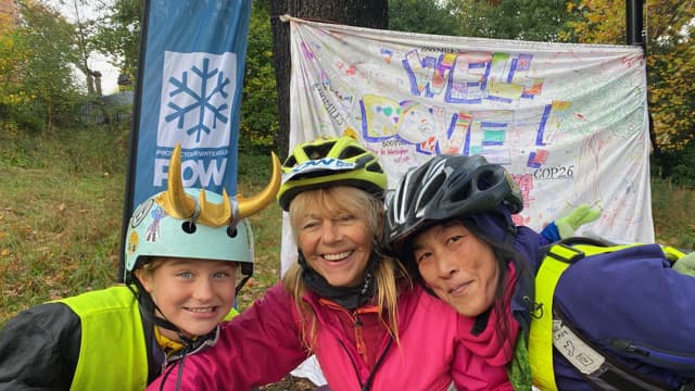 Granny Tess cycles to Glasgow for COP26 | altonherald.com