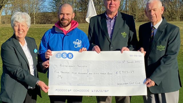 Worldham Golf Club raised cash for the Alzheimer's Society ...