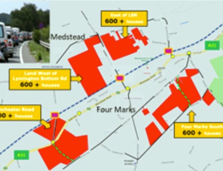 Campaigners fight to keep housing away from Four Marks and Medstead ...