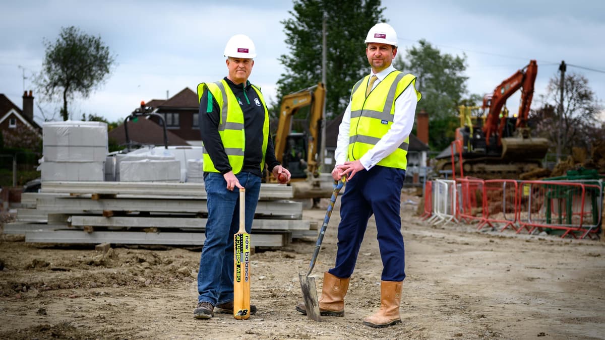 Rowledge Cricket Club and Bewley Homes break ground on new development ...