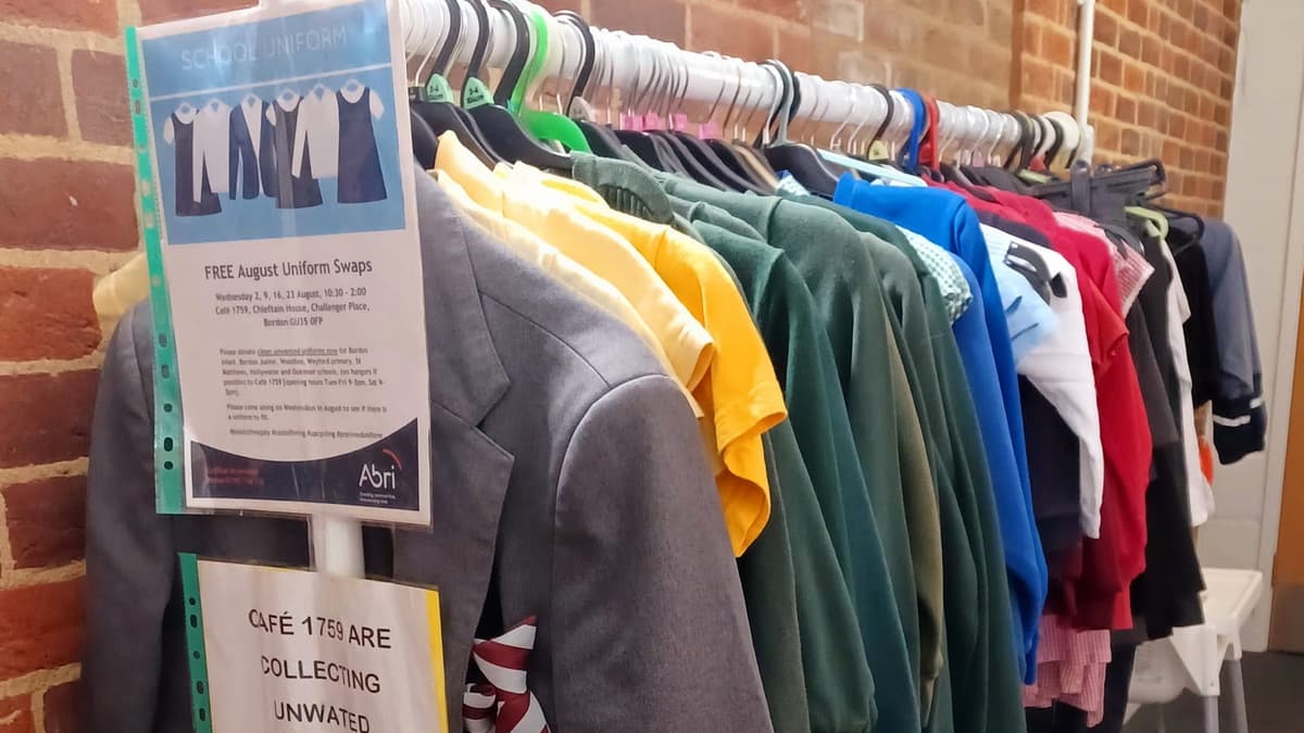 School uniform swap shop is perfect fit for Bordon cafe | altonherald.com