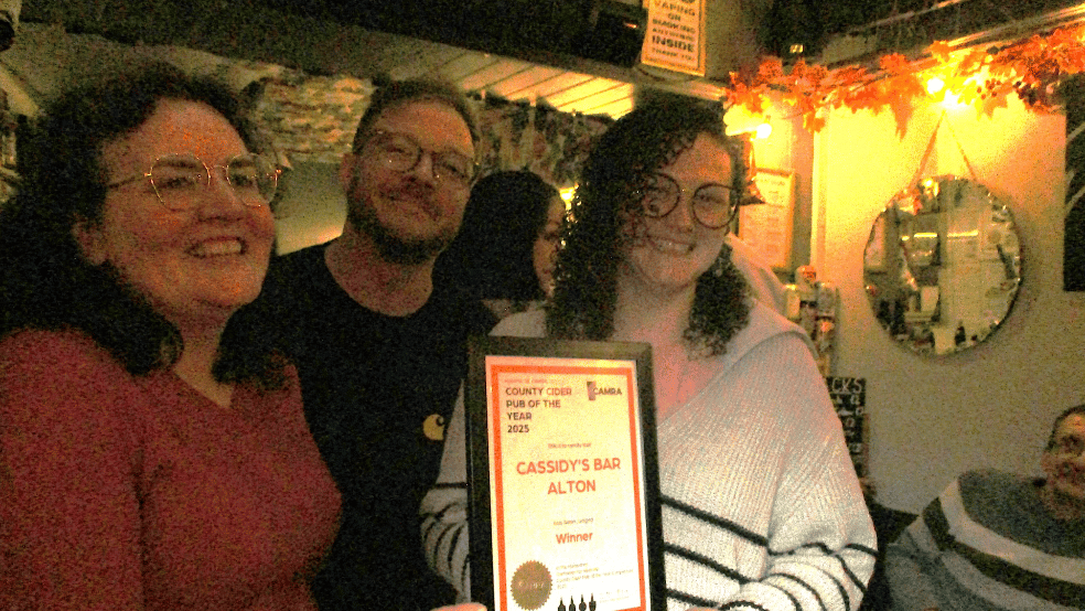 Cassidy's Bar in Alton is the Hampshire CAMRA Cider Pub of the Year ...