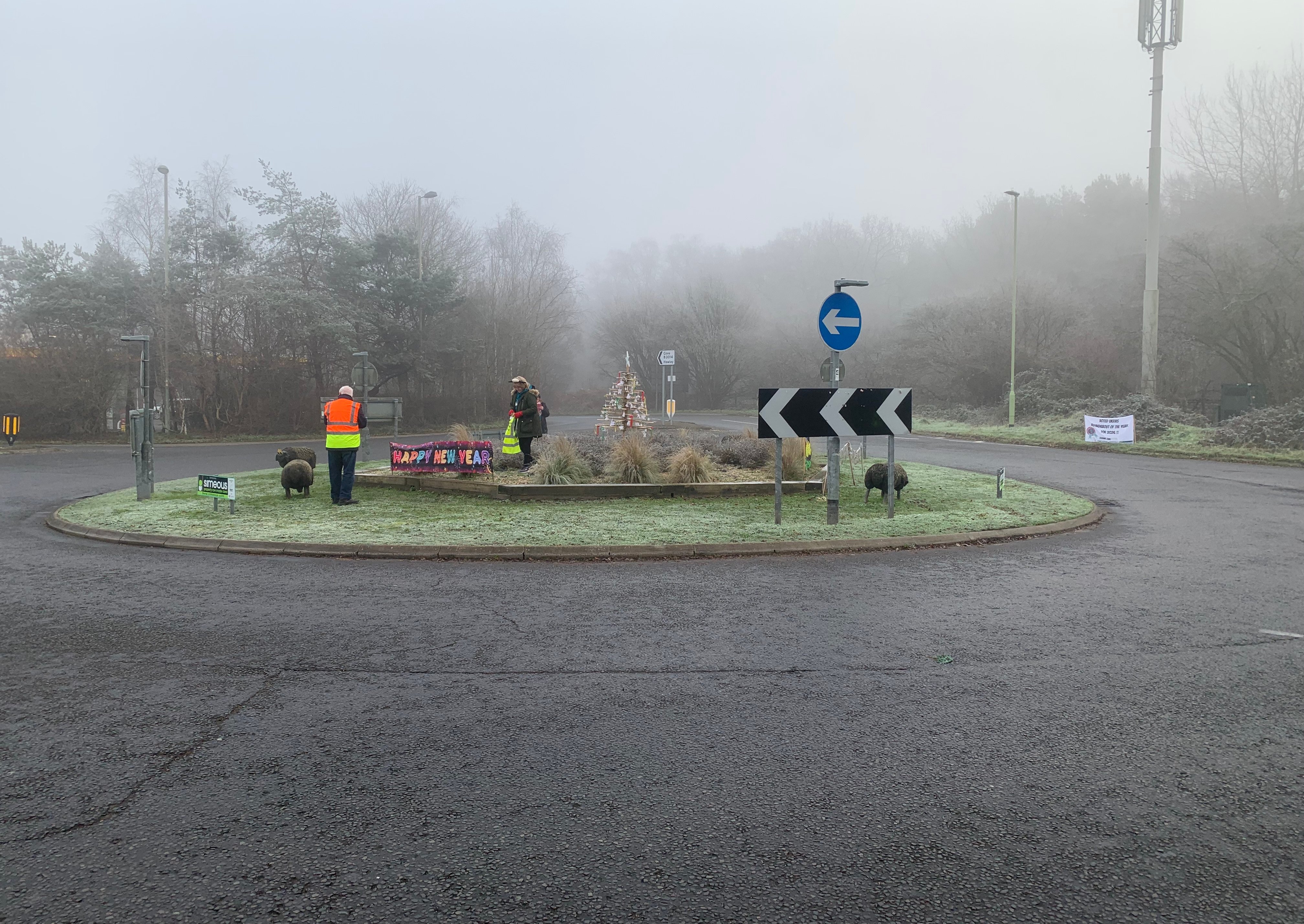 Happy Ewe Year as sheep roundabout wins UK title | altonherald.com